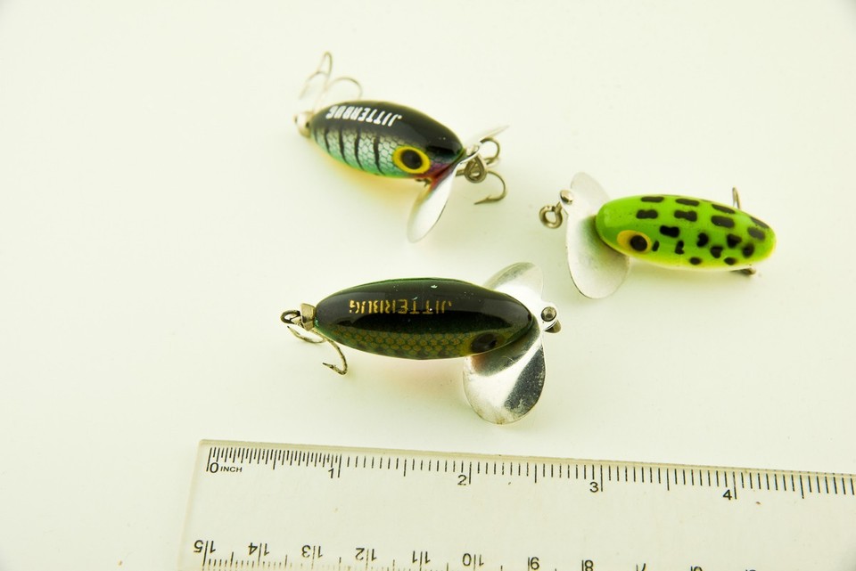 Vintage Fred Arbogast Jitterbug Minnow Antique Fishing Lure Lot JJ23 | eBay