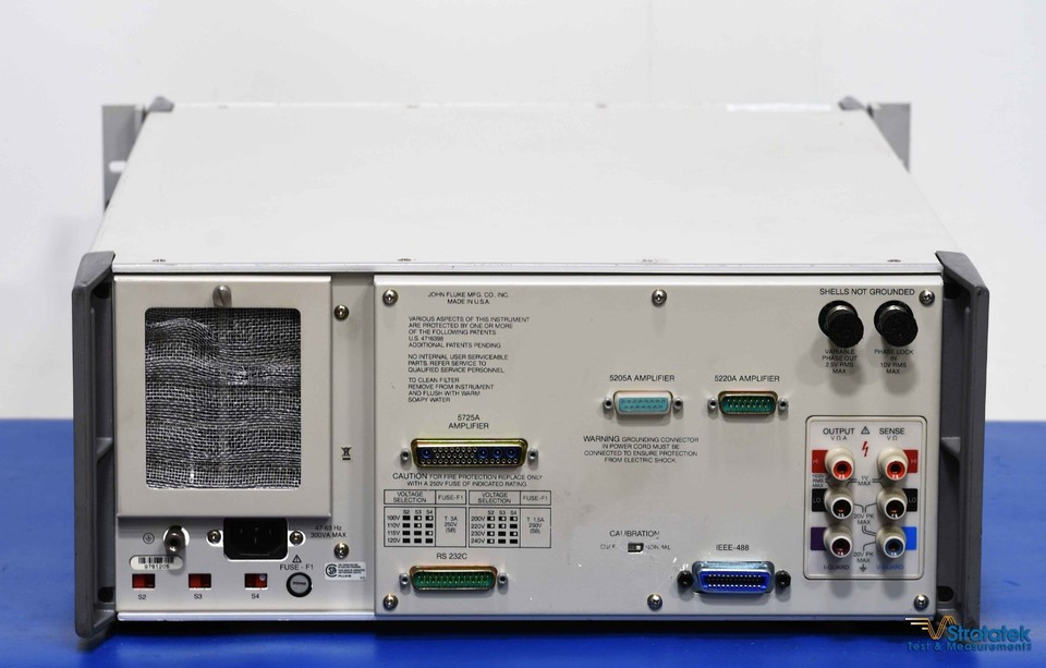 Fluke 5720A Series II Multifunction Calibrator Option 03 ISO 17025 ...