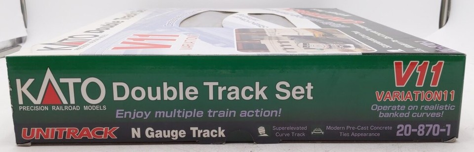 Kato 20-870-1 N V11 Variation 11 Double Track Set LN/Box 4949727517841 ...