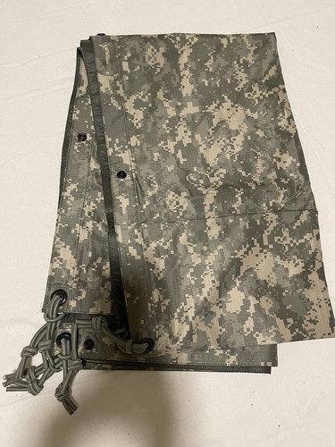 USGI Military Reversible Field Tarp ACU 90 x 80 Ground Tarpaulin ...