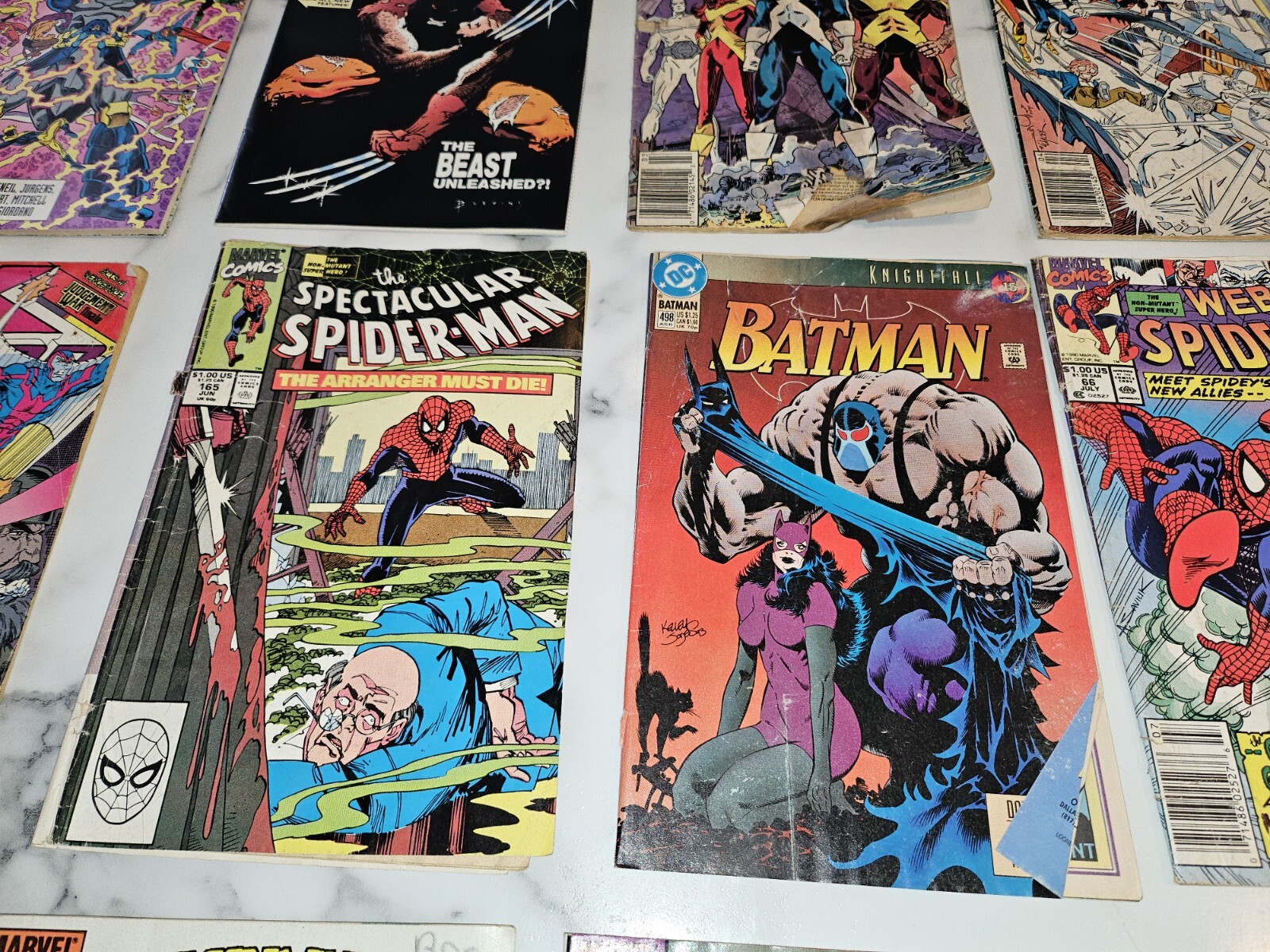 Lot of 19 1980s vintage Rare Marvel Comics Lot, See Pics Nice Variety ...