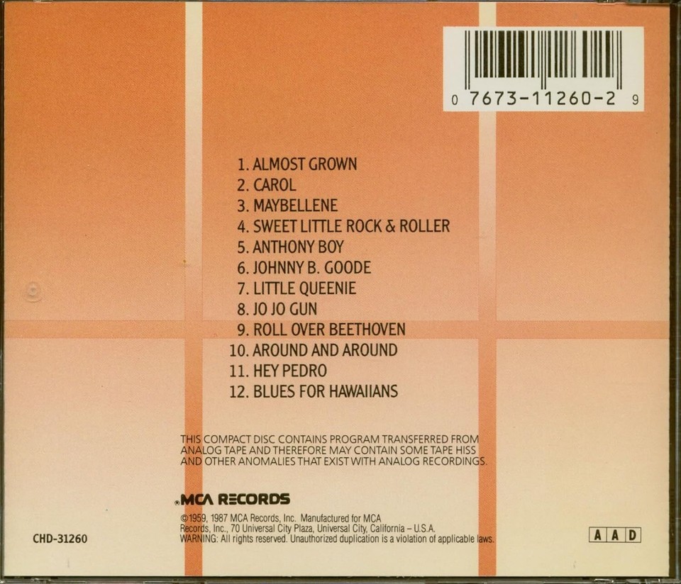 Chuck Berry Berry Is on Top (CD) 76731126029 | eBay