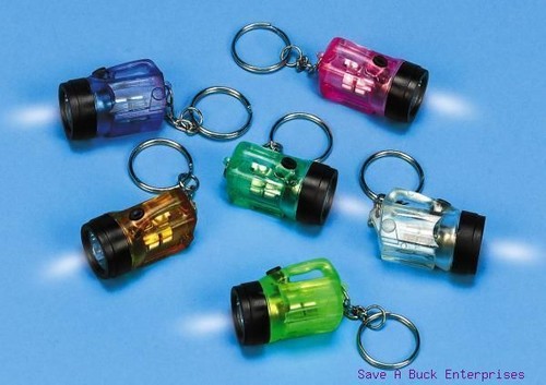 60 flash light bulb novely key chains - Great party supplies / multi ...