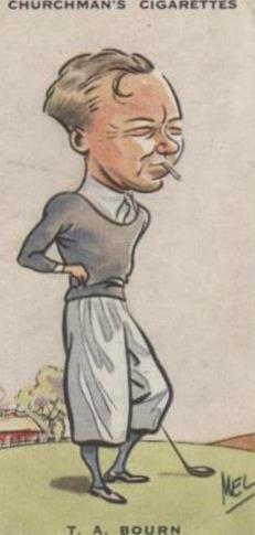 1931 Churchman's Prominent Golfers - Dale Bourn #4 Small for sale ...