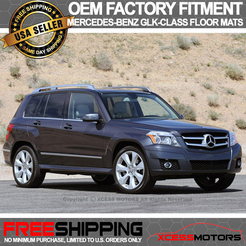 Fits 10-15 Mercedes-Benz GLK Class 4-Door OE Factory Floor Mats Carpet ...
