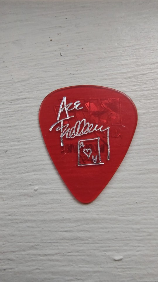 KISS Ace Frehley "Alive / Worldwide 96-97" Signature Red Guitar Pick | eBay