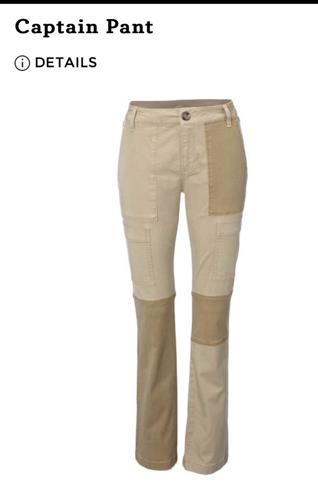 Cabi New CAPTAIN PANT Mid-Rise #4510 Khaki Size 8 Was $139 | eBay