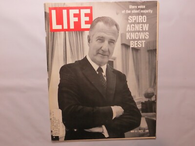 Vintage Life Magazine Back Issue May 8 1970 Spiro Agnew Knows Best 7B ...
