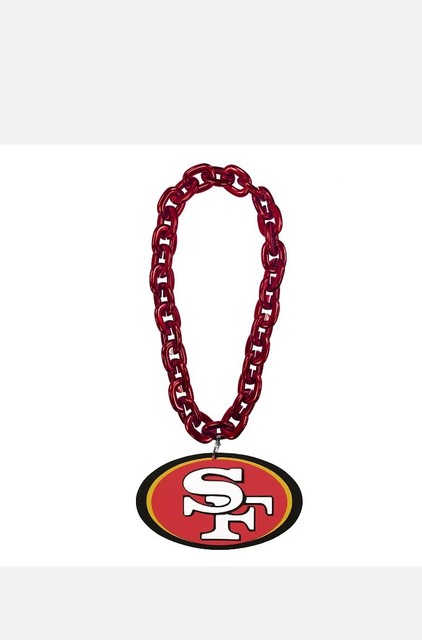 Aminco NFL FanChain 3D Foam Magnet San Francisco 49ers Red Chain for ...
