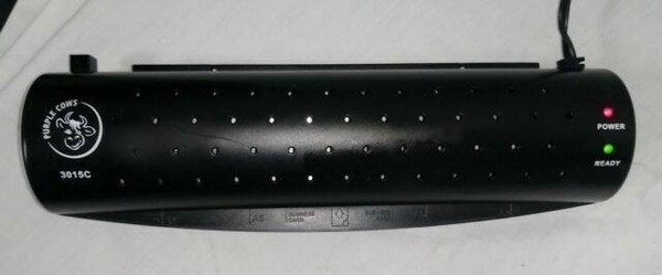 Purple Cows Hot Cold Laminator 3015C Compact Portable 100 Laminating ...
