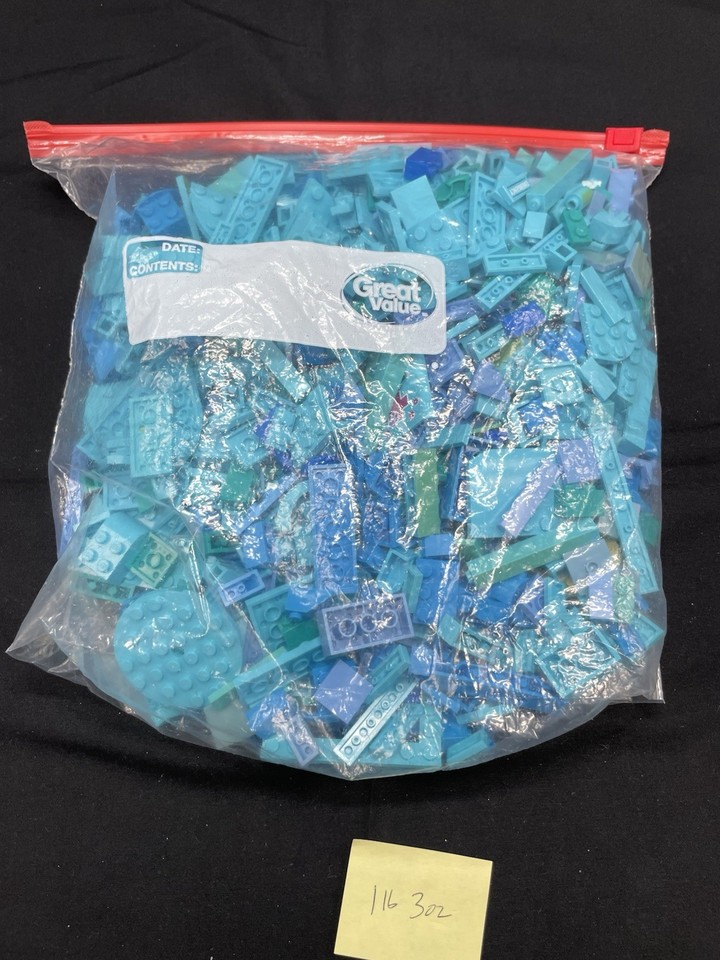 LEGO BULK BRICKS 1lb 3oz Various Shades Of Blue Lot | eBay