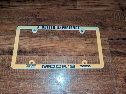 Mock's Ford Grants Pass Oregon Lincoln Mercury Mazda License Plate ...