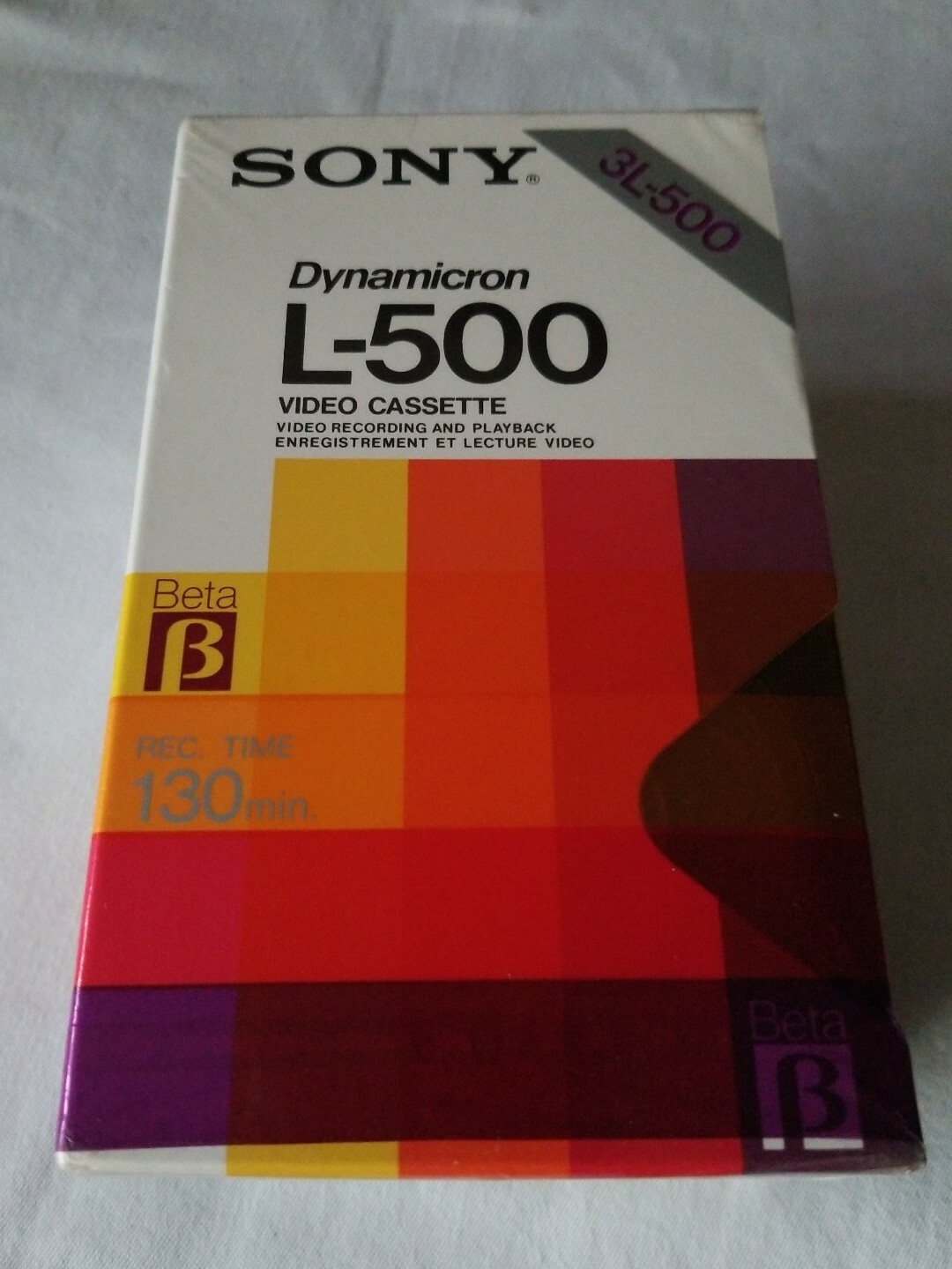 lot of 3 Sony Dynamicron Beta Tape L-500 New sealed . Free Shipping | eBay