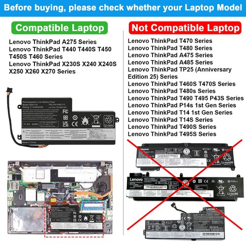 45N1773 45N1111 45N1112 45N1113 45N1108 45N1109 Battery For Lenovo ...