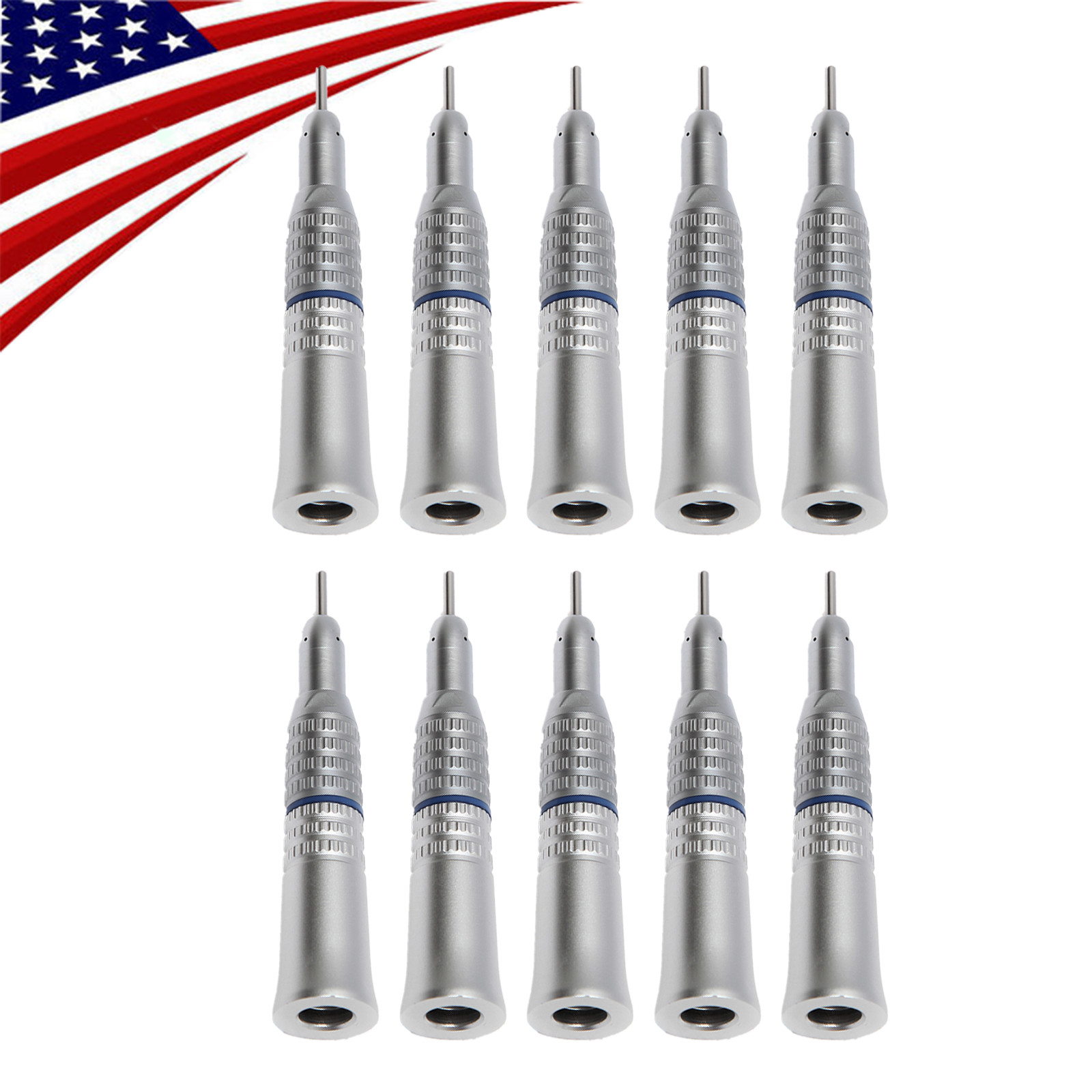 10 Dental Slow Low Speed Handpiece Straight Nose Cone E-type Fit Prophy ...