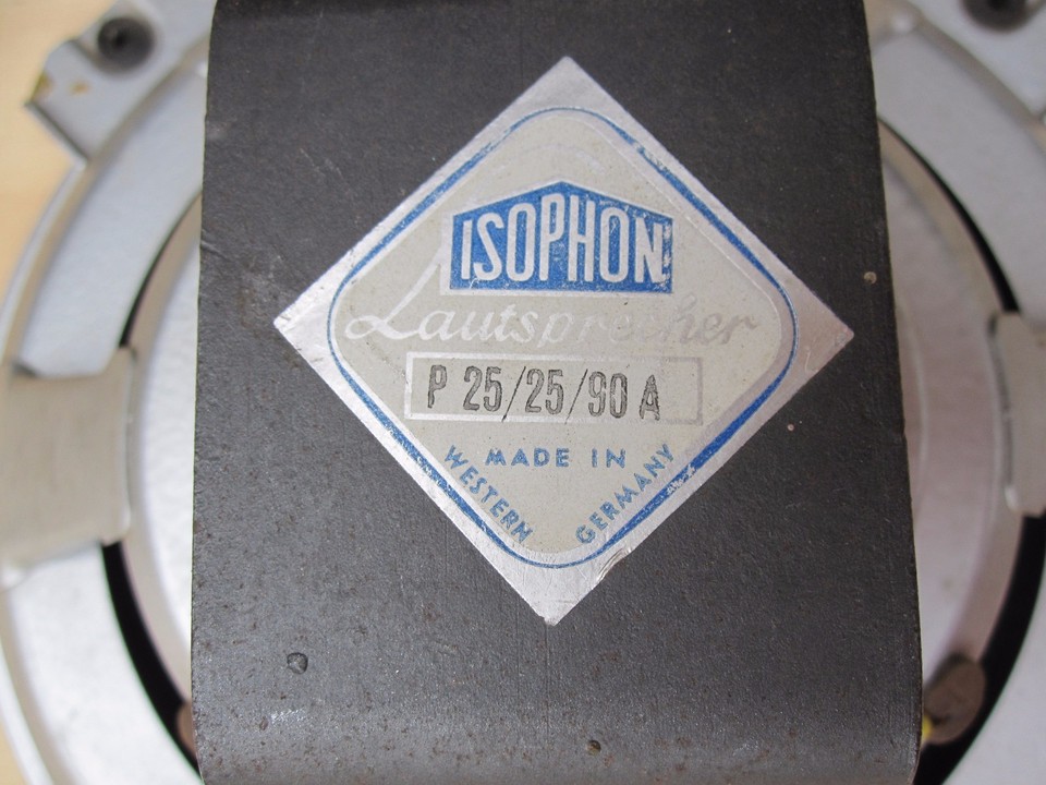 vintage Speaker ISOPHON Klangfilm AlNiCo 1950s NOS horn loudspeaker ...