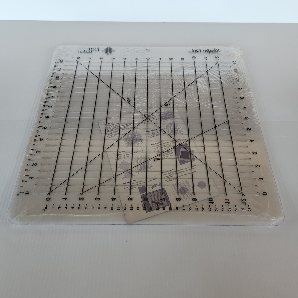 June Tailor Shape Cut Slot Ruler-Acrylic Cutting Tool JT796 For ...