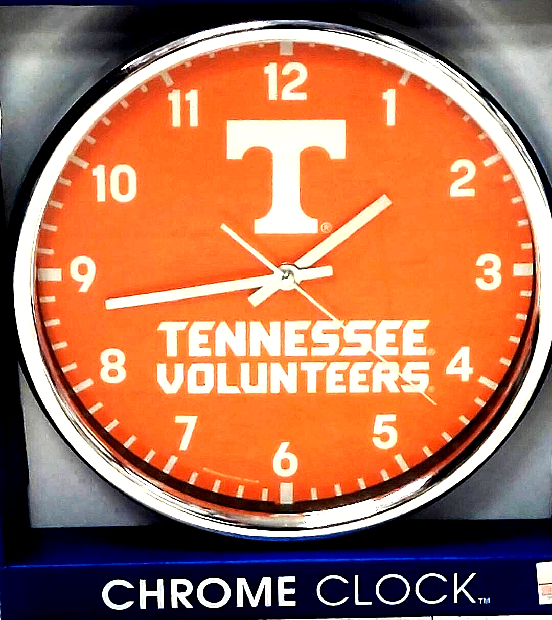 Tennessee Volunteers Chrome Plated 12 Inch Wall Clock Wincraft | eBay