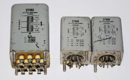3 Vintage Thordarson Silicon Rectifier Transformers 27V60 and 27V61 | eBay