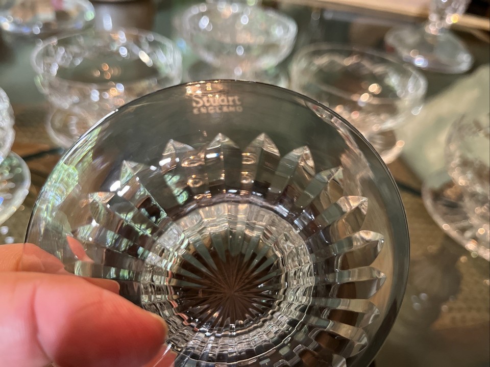 Stuart Crystal England Glengarry Footed Dessert Berry Fruit Bowl - 6 ...
