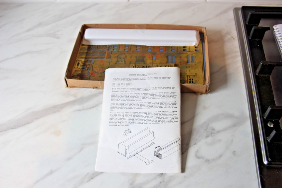 Etched Brass OO gauge Southern Bogie B Utility Van KIt Unused | eBay UK