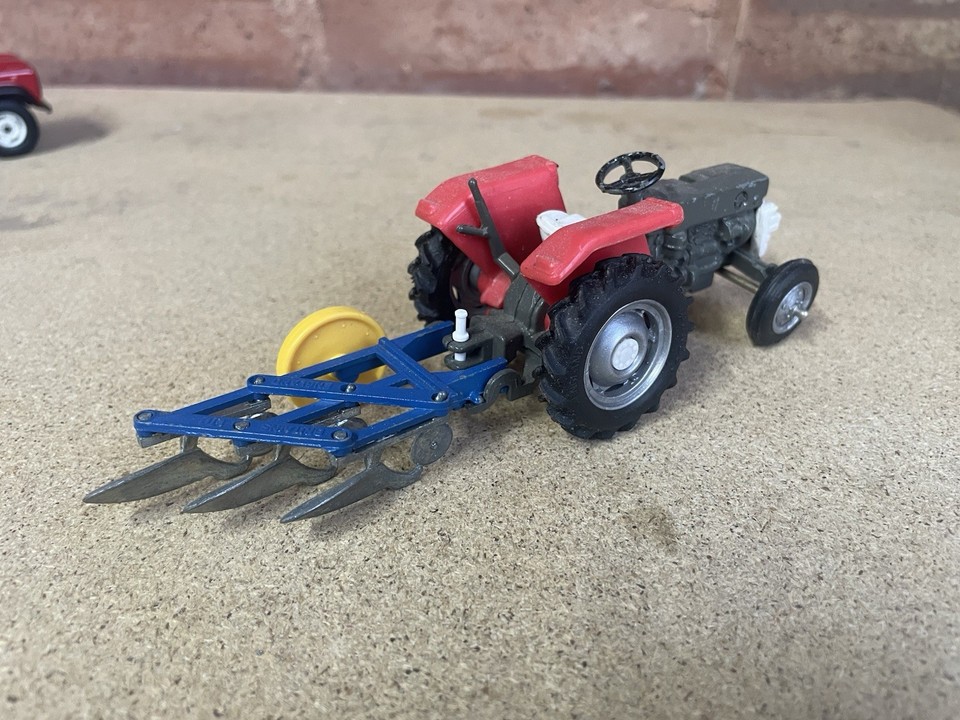 Britains Farm Massey Ferguson 135 Model Toy Plough | eBay UK