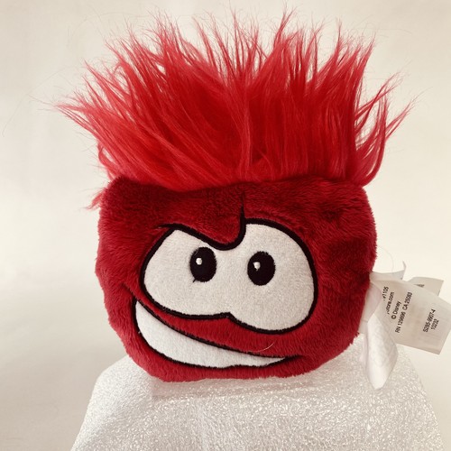 Disney Club Penguin Red Puffle Plush Stuffed toy Character Bean Bag ...