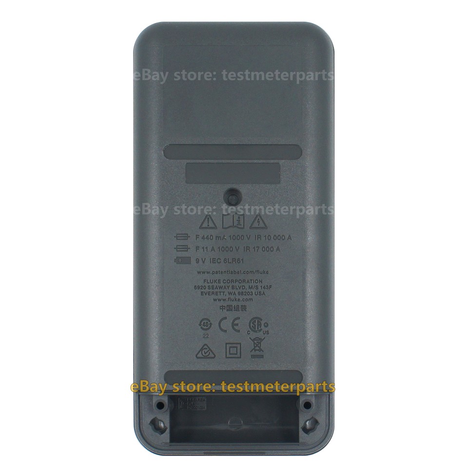 For Fluke 87V / 87-5 Industrial Multimeter Bottom Back Case Set /Top ...