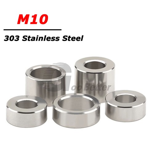 M10 Stainless Steel Spacers Standoff Round Unthreaded Bushing Sleeve ...