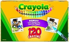 Crayola 52-6920 Giant Chest of 120 Color Crayons With Sharpener for ...