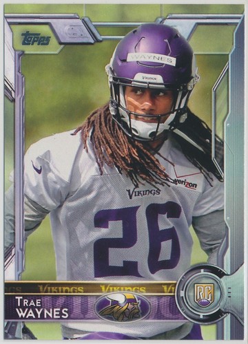 Trae Waynes - Minnesota Vikings - 2015 Topps Football - RC - #421 | eBay