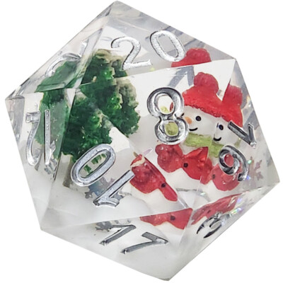 SDZ0012-07 Sirius Dice Scenic: 54mm D20 - Snowman | eBay