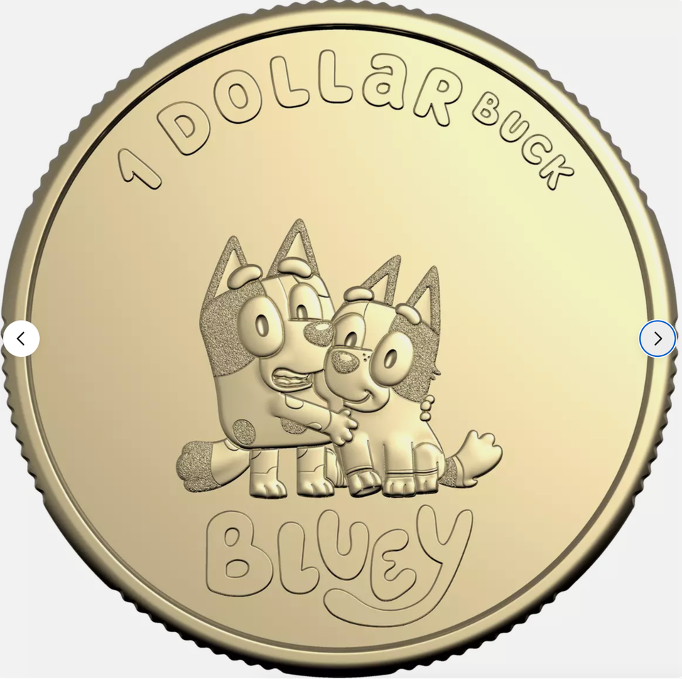 AUSTRALIA BLUEY $1 Dollar Bucks 2024 10 Coin Full Set (Uncirculated ...