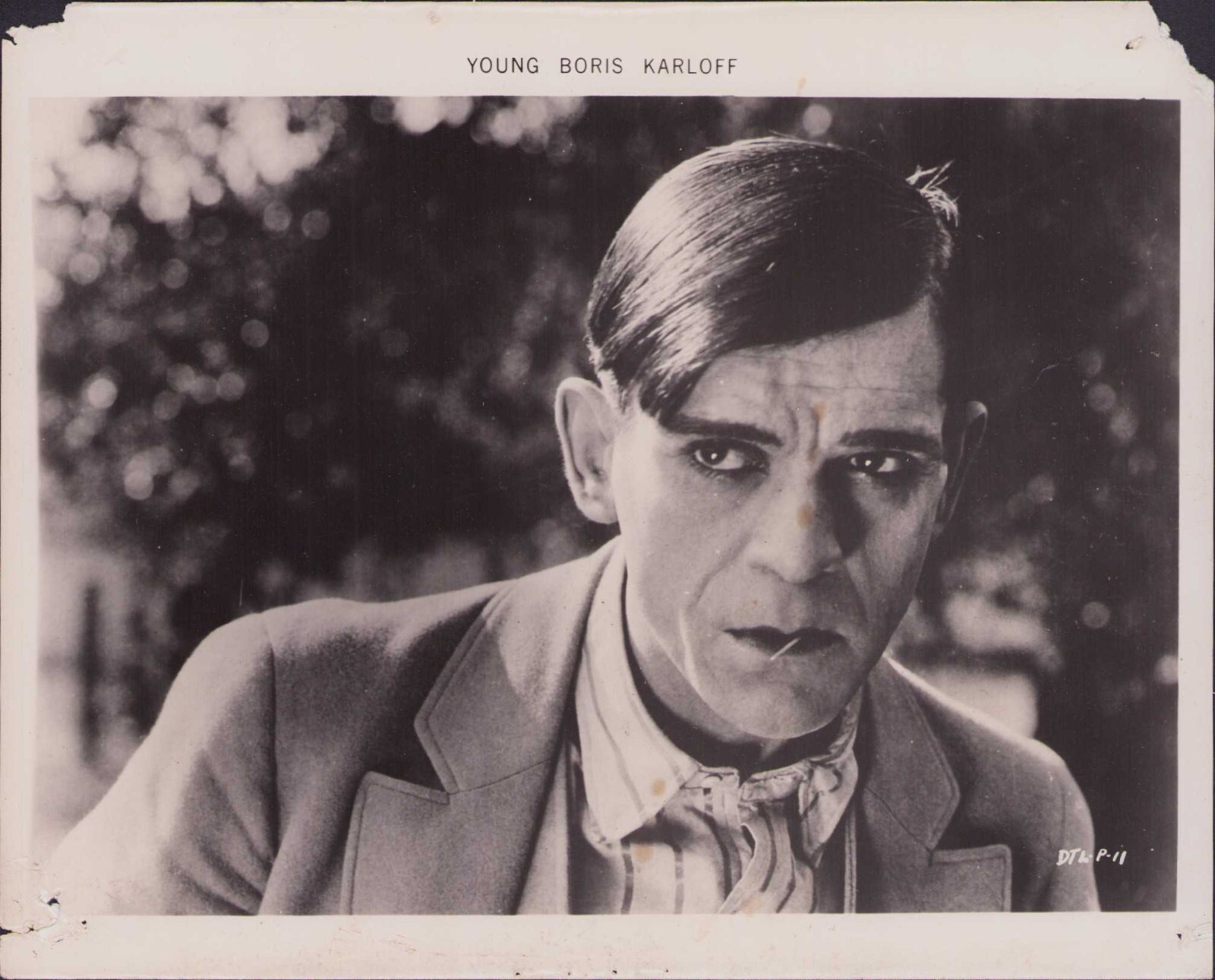 8x10 Original Photo Young Boris Karloff from Days of Thrills and Laughter 1961 | eBay