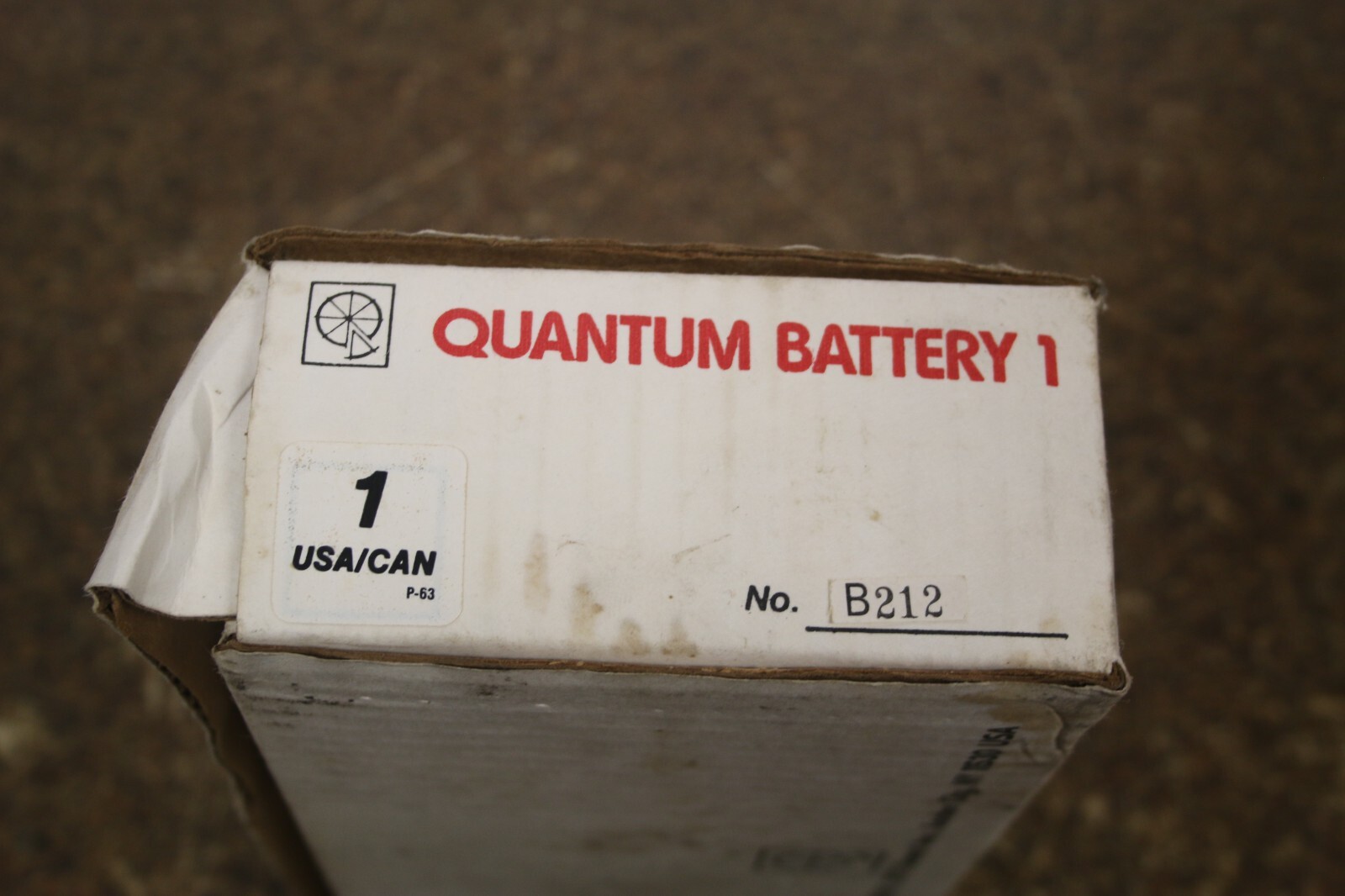 Quantum Turbo Battery, NOT TESTED, AS IS, See Pictures Parts Or Repair ...