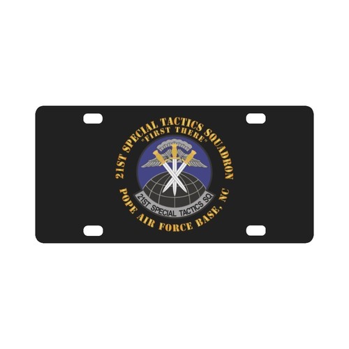 License Plate - 21st Special Tactics Squadron - First There - Pope AFB ...