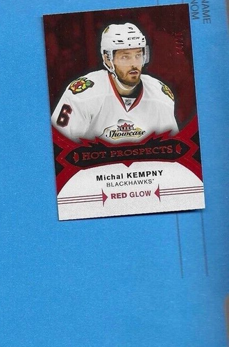 2016-17 Upper Deck Fleer Showcase Hot Prospects /25 Michal Kempny Red ...