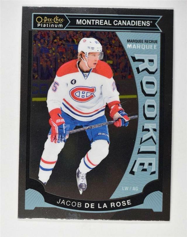 2015-16 O-Pee-Chee Platinum Marquee Rookies #M4 Jacob de la Rose - NM ...