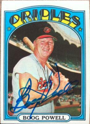 Boog Powell Autographed 1972 Topps #250 | eBay