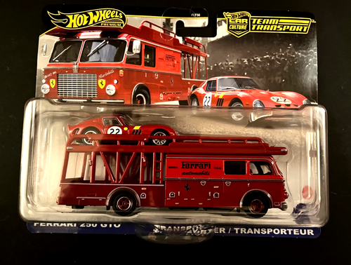 Hot Wheels Team Transport Mix H 2025 Ferrari 250 GTO and Fiat 642 RN2 ...