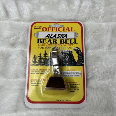 NEW OFFICIAL ALASKA BEAR BELL - CAMP SECURITY BELL - PRIMITIVE ALARM ...