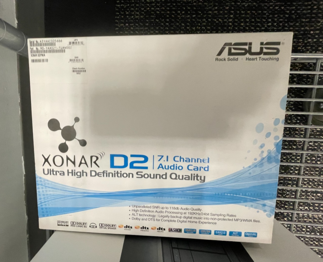 ASUS Xonar DS 7.1 Channels 24-bit 192KHz PCI Interface Audio Card | eBay