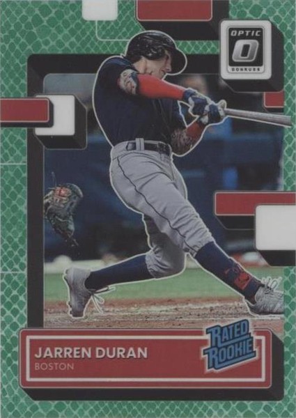 2022 Panini Donruss Optic - Rated Rookie Green Dragon Prizm #40 Jarren ...