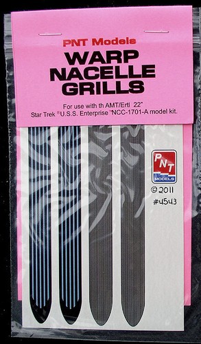 STAR TREK DECALS - Warp Nacelle Grills - 1:537 Scale - by PNT | eBay