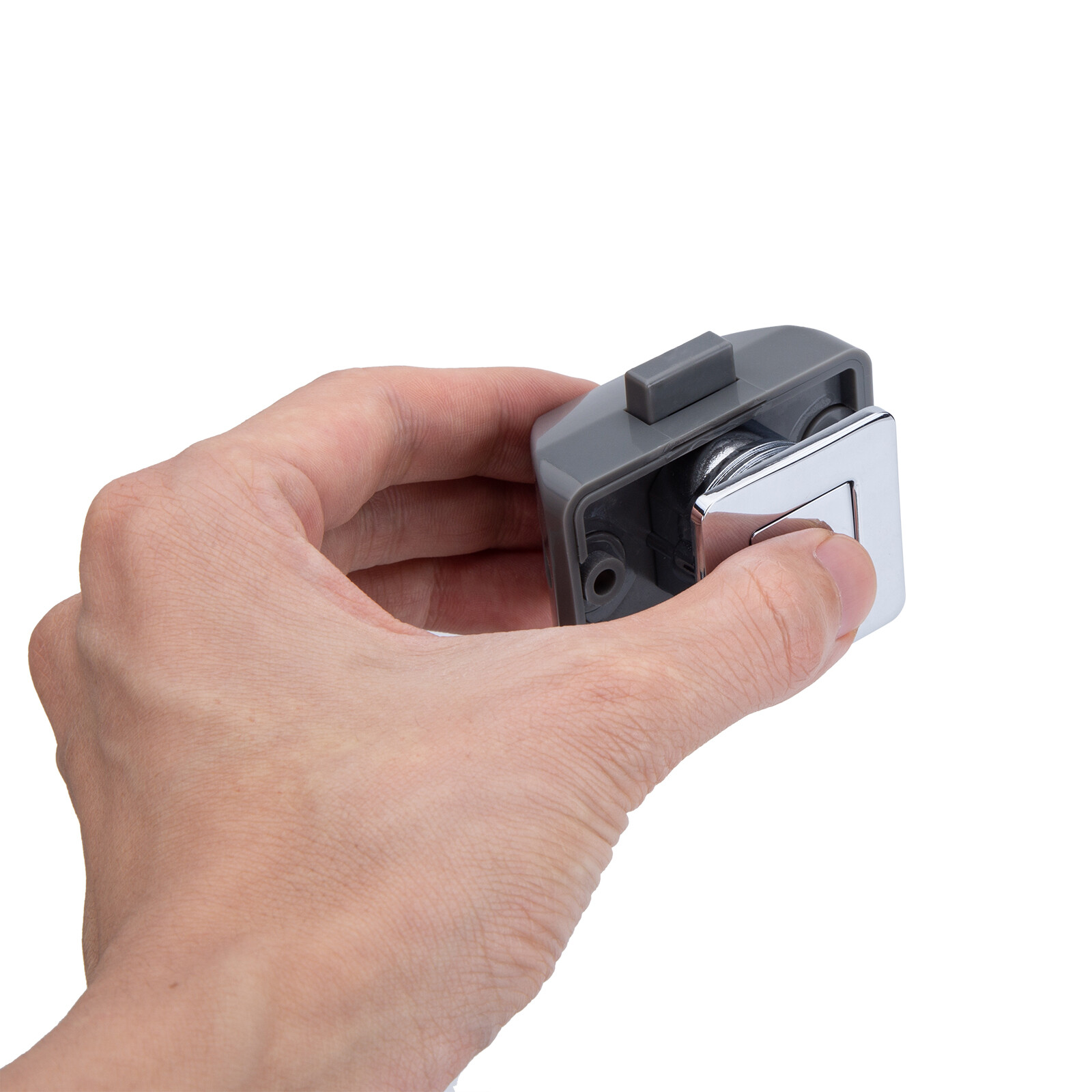 4X Square Push Button Catch Lock Door Drawer RV Campervan Lock Latch ...