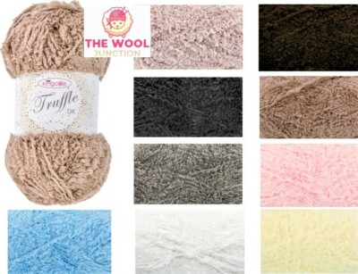 King Cole Truffle DK 100g Ball - Fluffy Soft Teddy Knitting Wool / Yarn ...