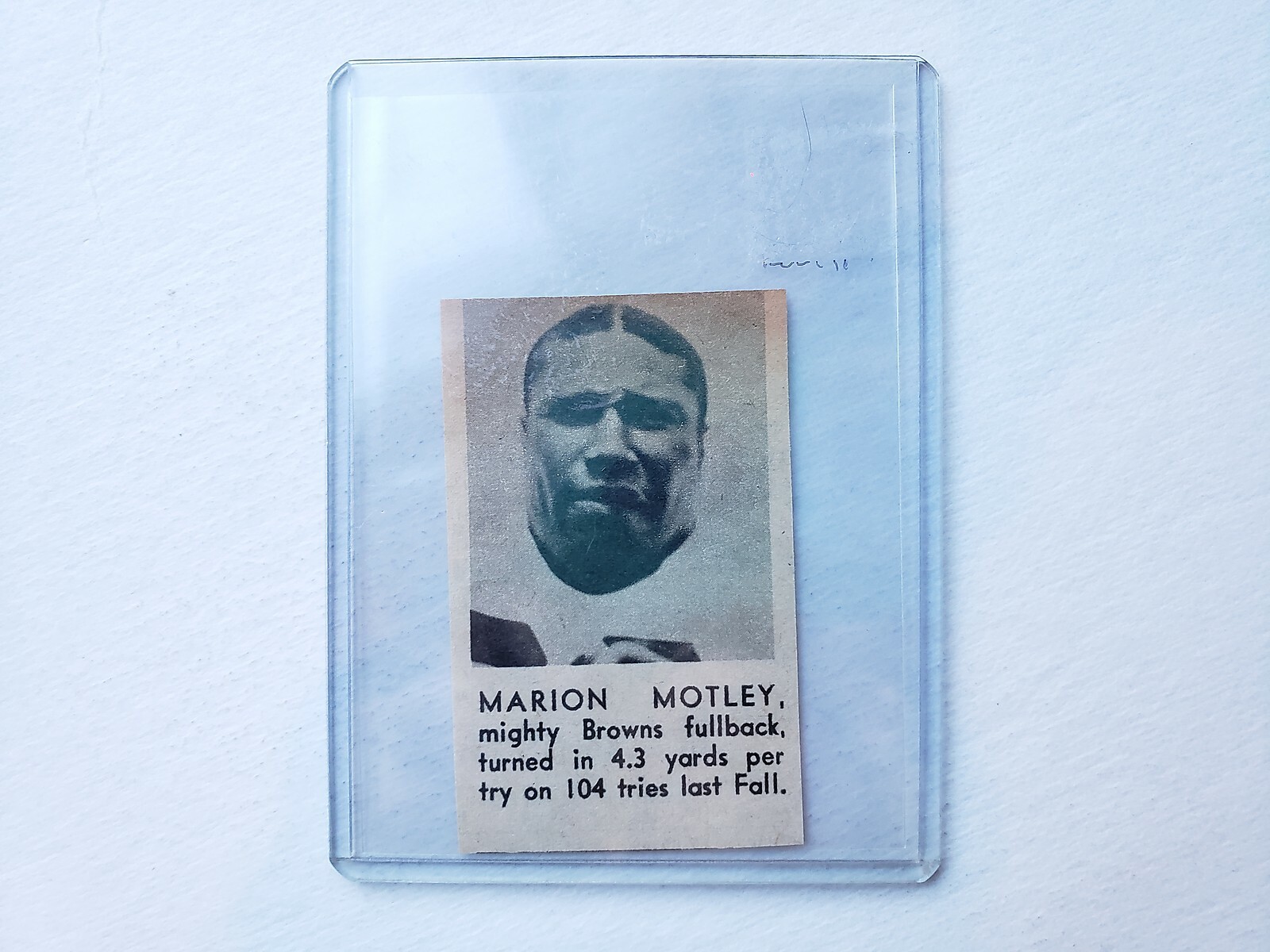 Marion Motley Cleveland Browns 1953 S&S Football Pictorial CO Panel | eBay