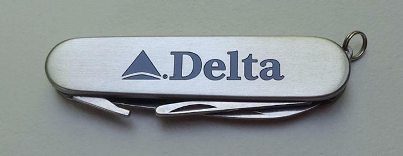 Delta Airlines Golf Divot Multi Tool Pocket Knife Never Used w Case ...