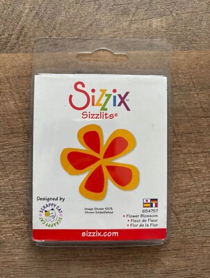 NEW Sizzix Sizzlits Cutting Dies - 654757 Flower & Blossom | eBay