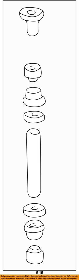 GM OEM 03-09 H2 Stabilizer Bar Components-Stabilizer Link 15840266 | eBay